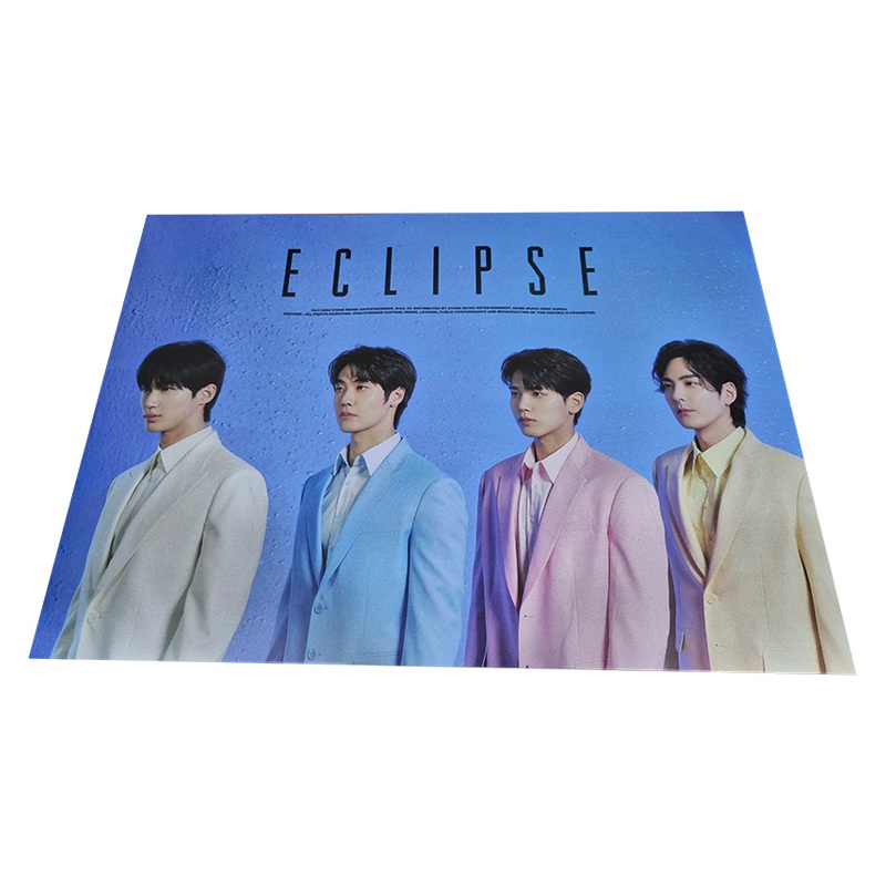 [K-drama] A big-size poster of the band Eclipse from the Korean drama 'Lovely Runner'(will be ...