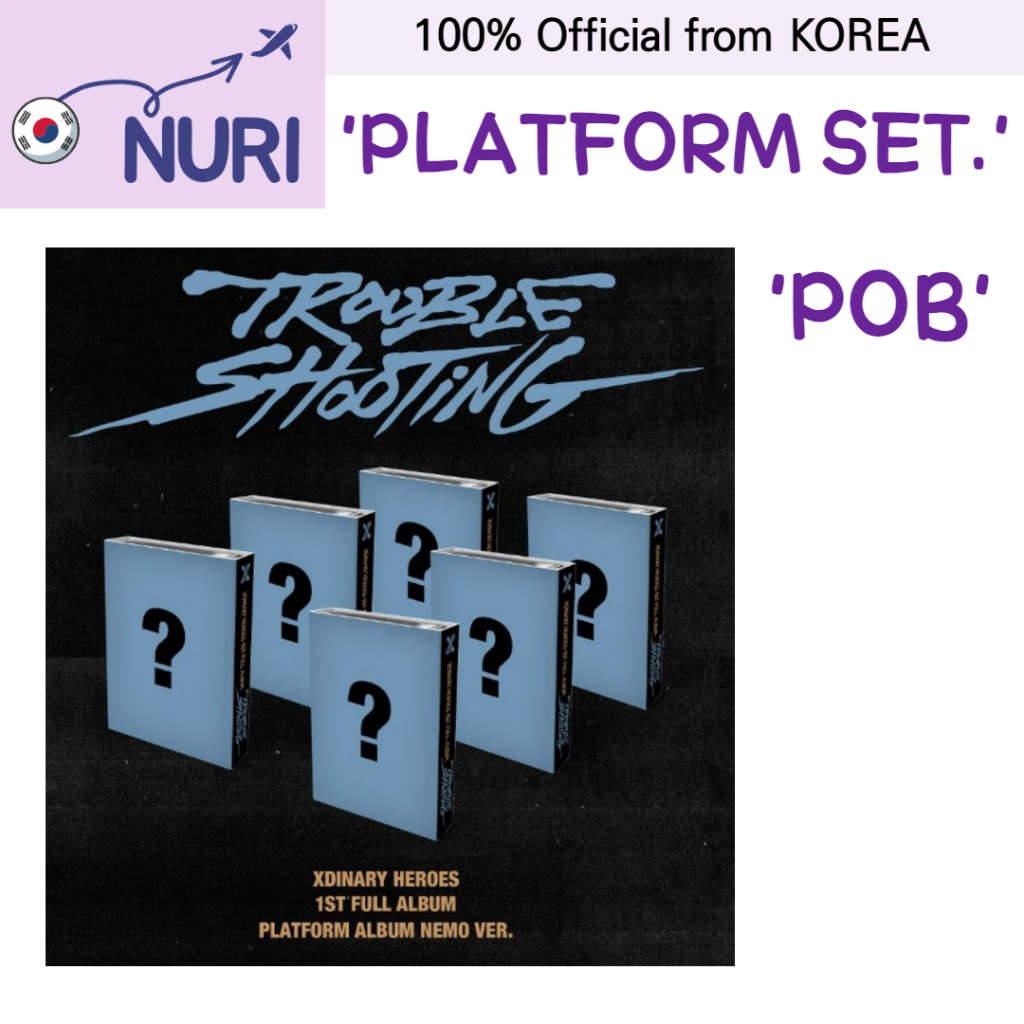 (JYP POB) Xdinary Heroes - 1st Full Album [ Troubleshooting ]_Platform Album(SET) | Shopee Malaysia