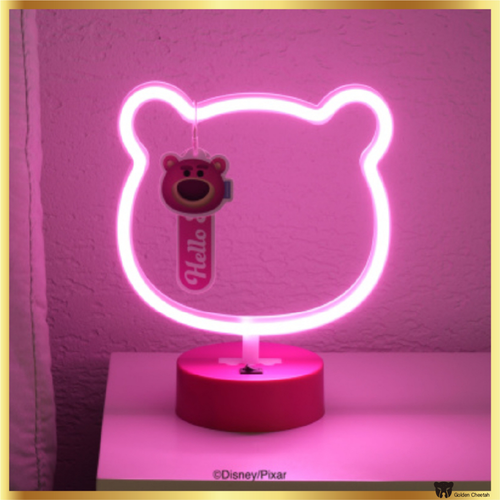 Daiso Korea x Disney Pixar Toy Story Lotso Neon Light | Shopee Malaysia