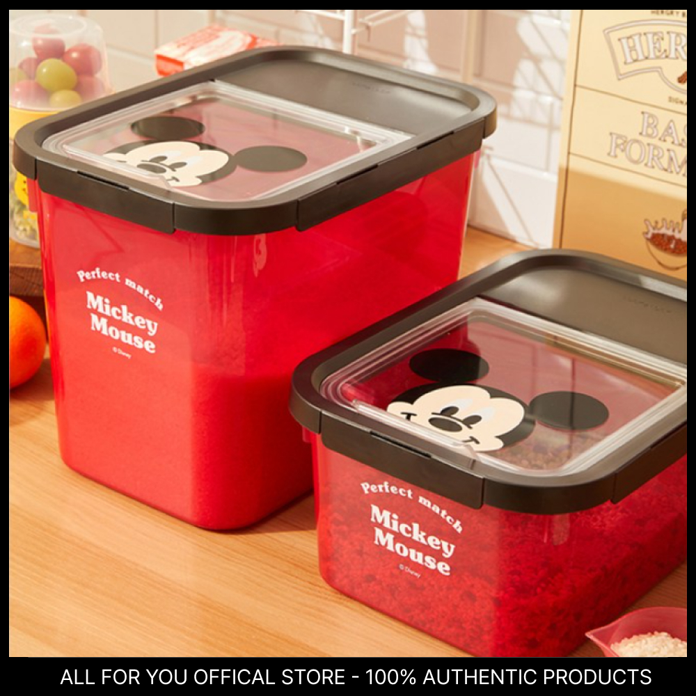 [LocknLock] Disney Mickey Mouse Rice Container (5kg ,10kg) / Grain Food ...
