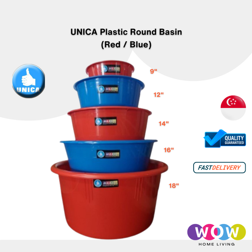 UNICA Brand Plastic Round Basin | Shopee Malaysia