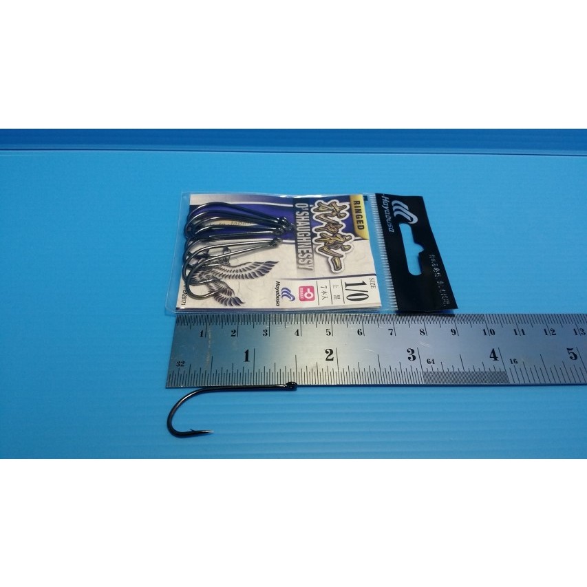 Hayabusa O Shaughnessy Chemically Sharpen Fishing Hook Japan | Shopee ...