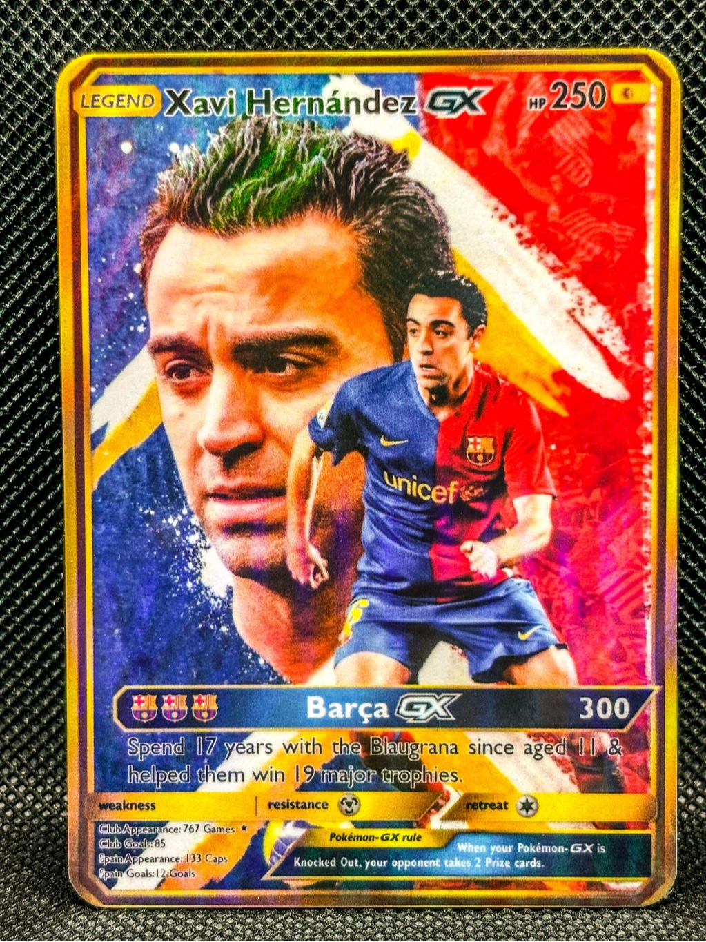 Barcelona: Xavi Hernandez GX Pokemon Card (Legend) | Shopee Malaysia