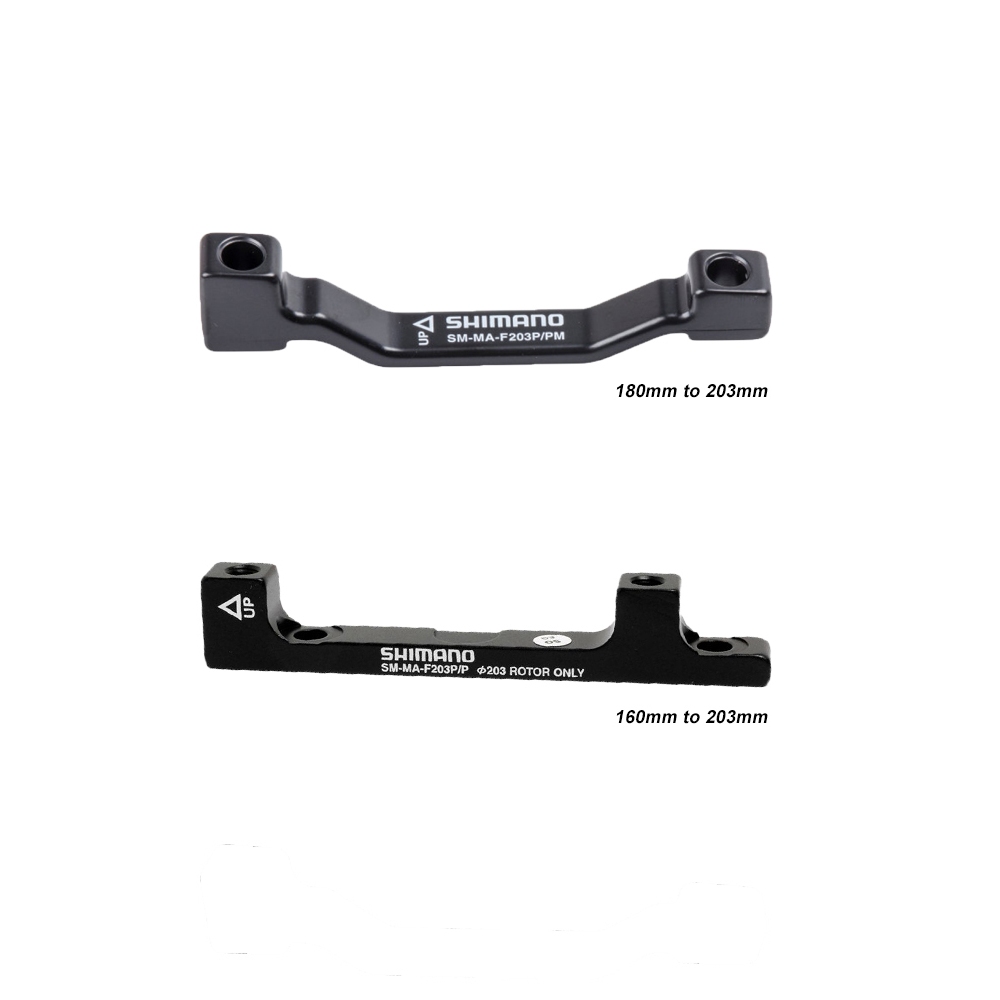 Shimano Front-Rear Post To Post Mount Disc Brake Adapter For 203mm ...