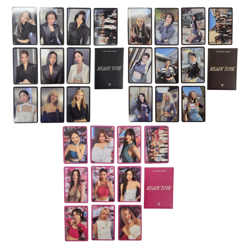 [OFFICIAL] TWICE 12th Mini Album READY TO BE POB Photocard Set | Shopee Malaysia