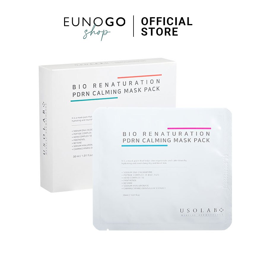 USOLAB Bio Renaturation PDRN Calming Mask (1box/10ea) | Shopee Malaysia