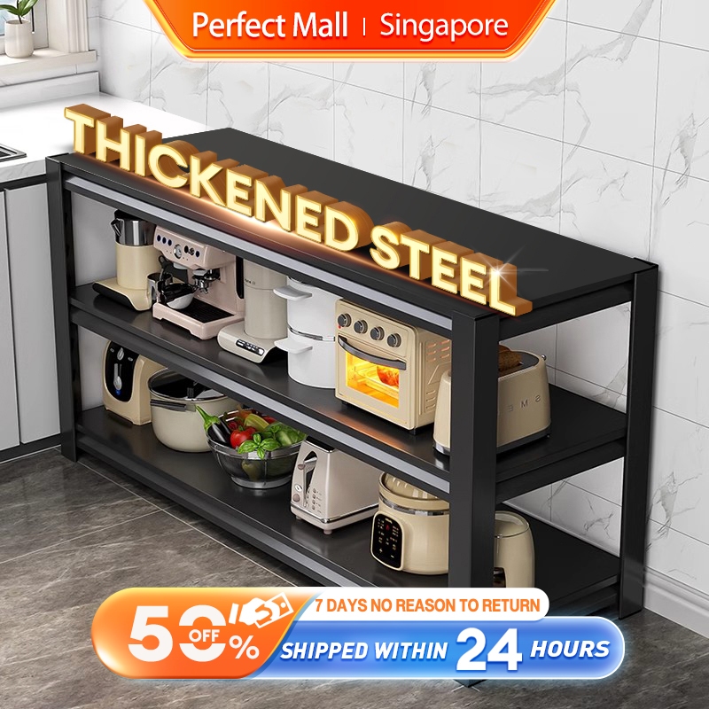 PM Kitchen Storage Metal Rack Boltless Shelf Kitchen Shelf Microwave ...