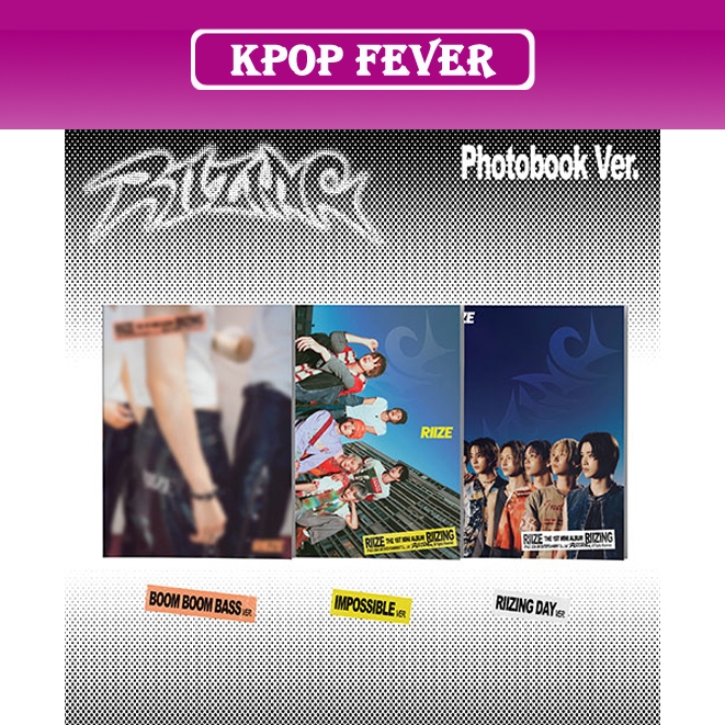 [POB] RIIZE - 1ST MINI ALBUM [ RIIZING ] PHOTOBOOK Ver. + ALL-MD POB ...
