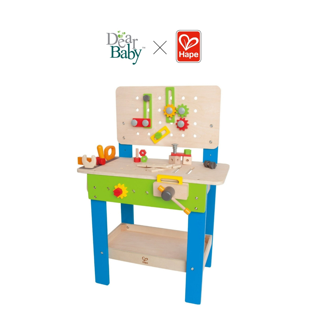 Hape - Master Workbench, Build, Play & Learn, Ages 3+, Creative ...