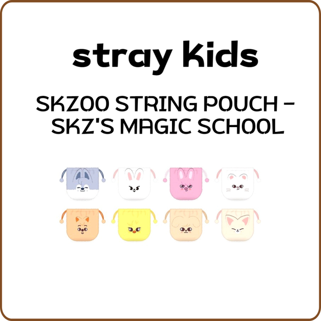 Stray Kids SKZOO STRING POUCH - SKZ'S MAGIC SCHOOL | Shopee Malaysia