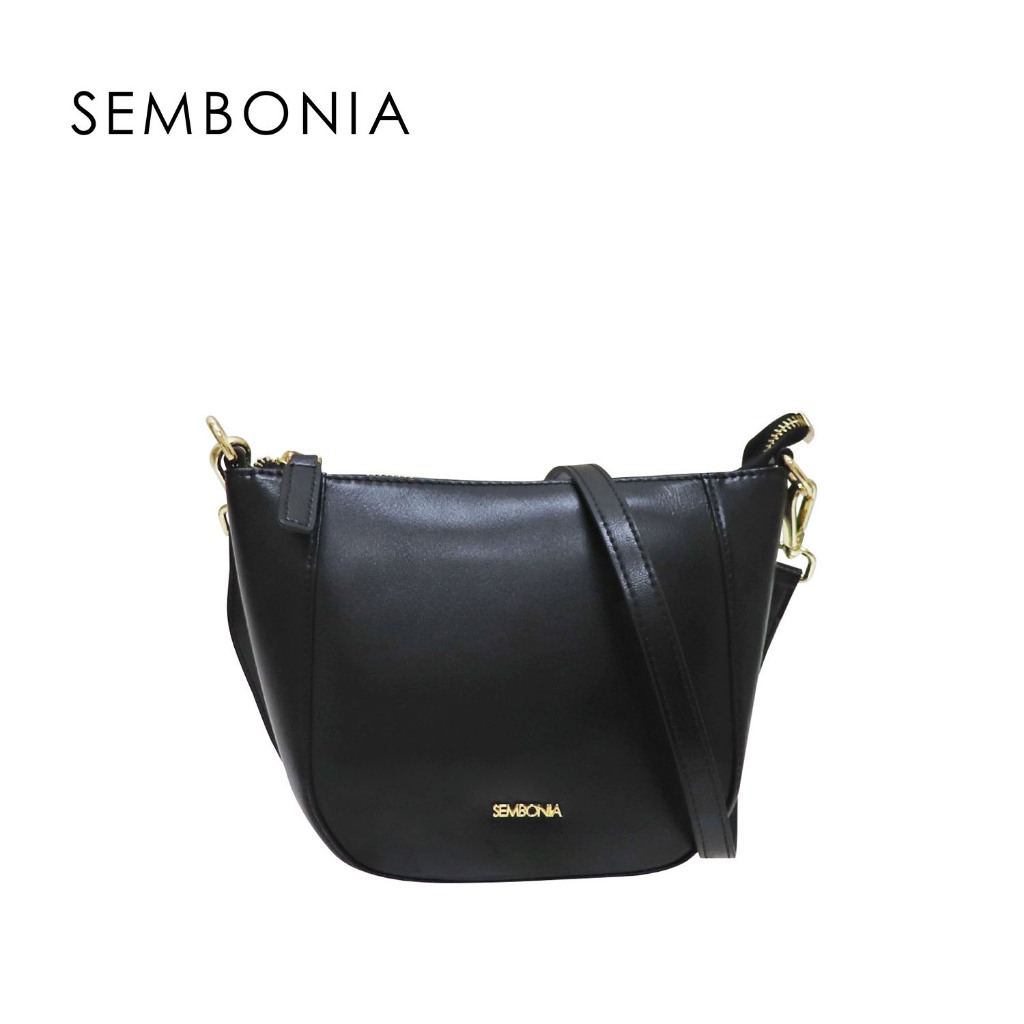 Sembonia Penny Oiled Leather Handphone Crossbody Bag 63897-703 | Shopee ...