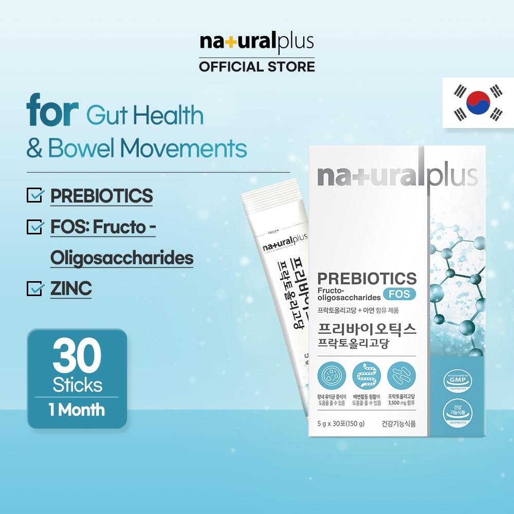 NATURALPLUS Korea Prebiotics FOS with Zinc for Digestive & Immune ...