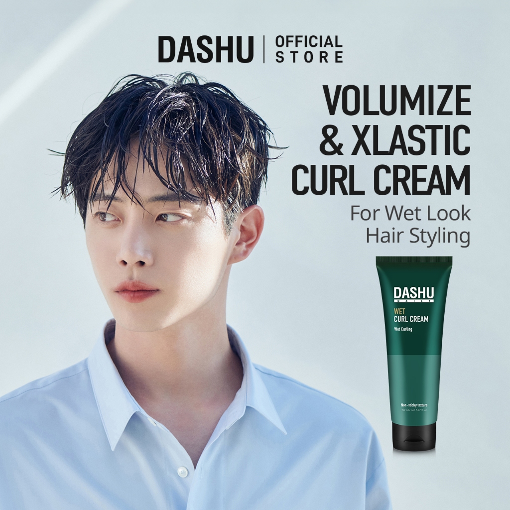 [DASHU] Daily Wet Curl Cream 150ml(Wet Hair Style, Light Texture Curl Cream) | Shopee Malaysia