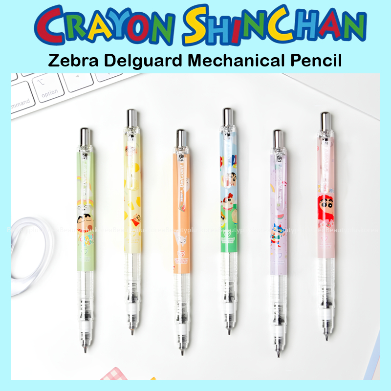 [CRAYON SHINCHAN] Zebra Delguard Mechanical Pencil 0.5mm | Shopee Malaysia