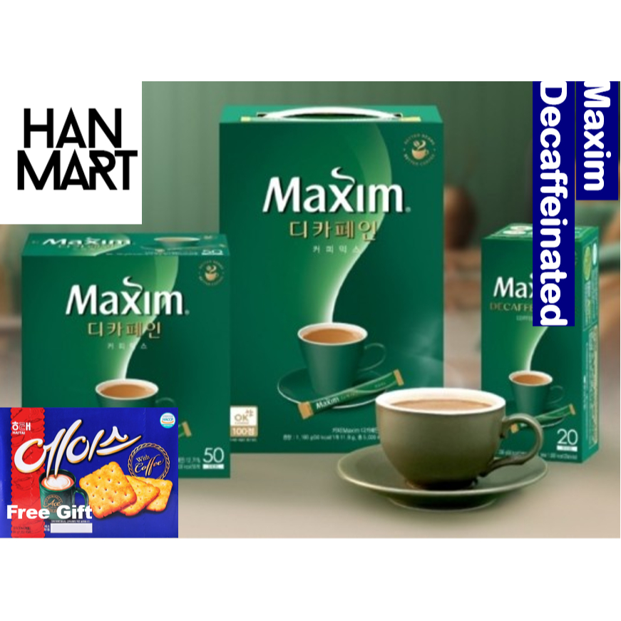 Maxim Decaffeinated Coffee Mix Stick 20T / 50T / 100T (Korea coffee ...