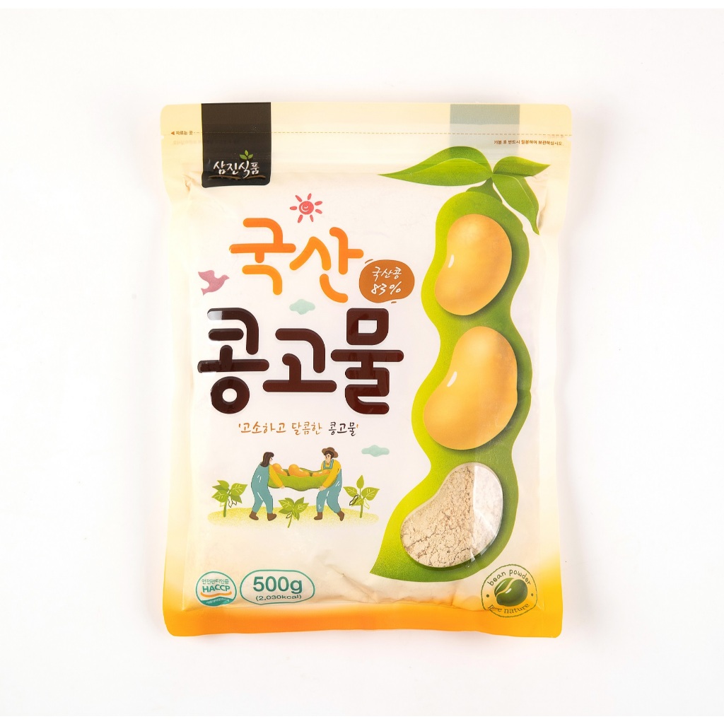 [SAMJIN FOODS] Korean Roasted Soybean Powder Flour for Injeolmi 500g K ...