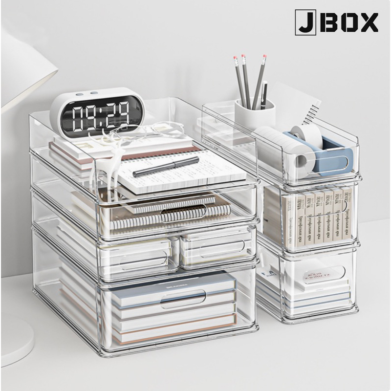 Clear A4 Desktop Drawer / Stackable Drawer/ Office Document Storage ...