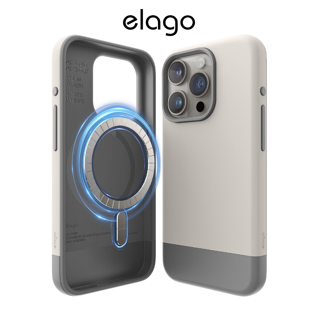 elago iP15 Pro & Pro Max Magnetic Glide case Compatible for iPhone 15 ...