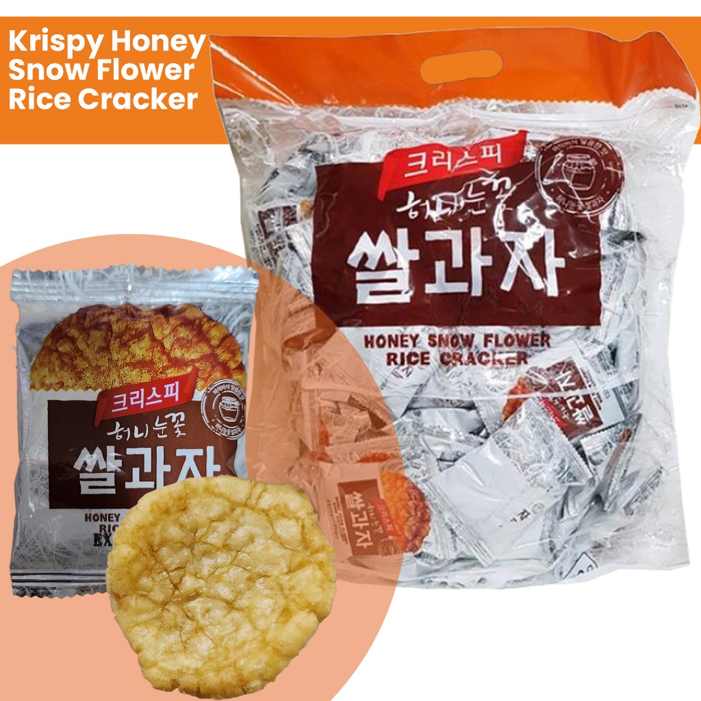 Krispy Honey Snow Flower Rice Cracker, 920g | Shopee Malaysia