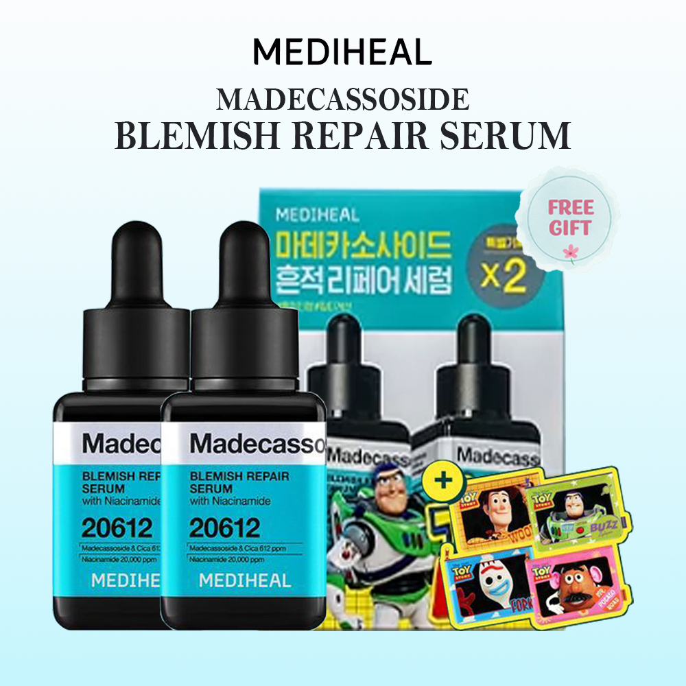 MEDIHEAL Madecassoside Blemish Repair Serum 40ml*2ea (+Pouch) | Shopee ...