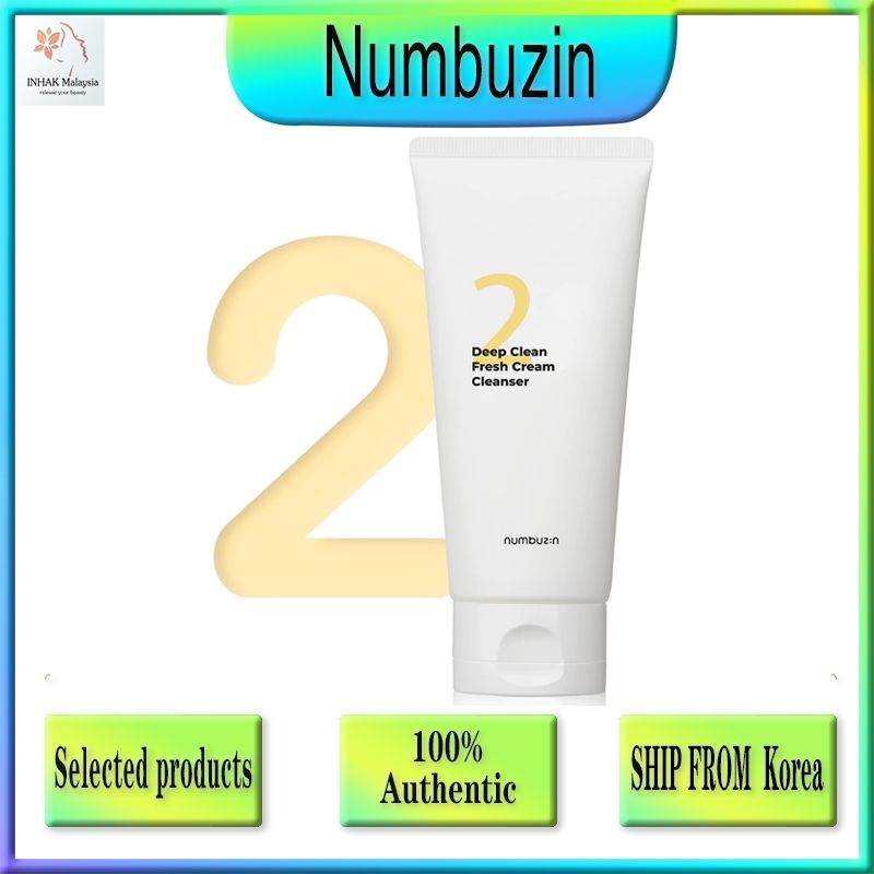 numbuzin No.2 Deep Clean Fresh Cream Cleanser (120ml) | Shopee Malaysia