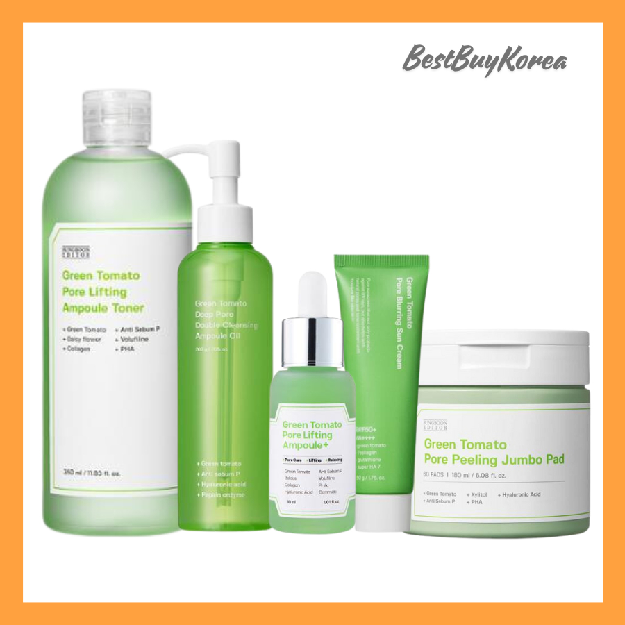 Sungboon Editor Green Tomato Deep Pore Skin Care Line Up | Shopee Malaysia