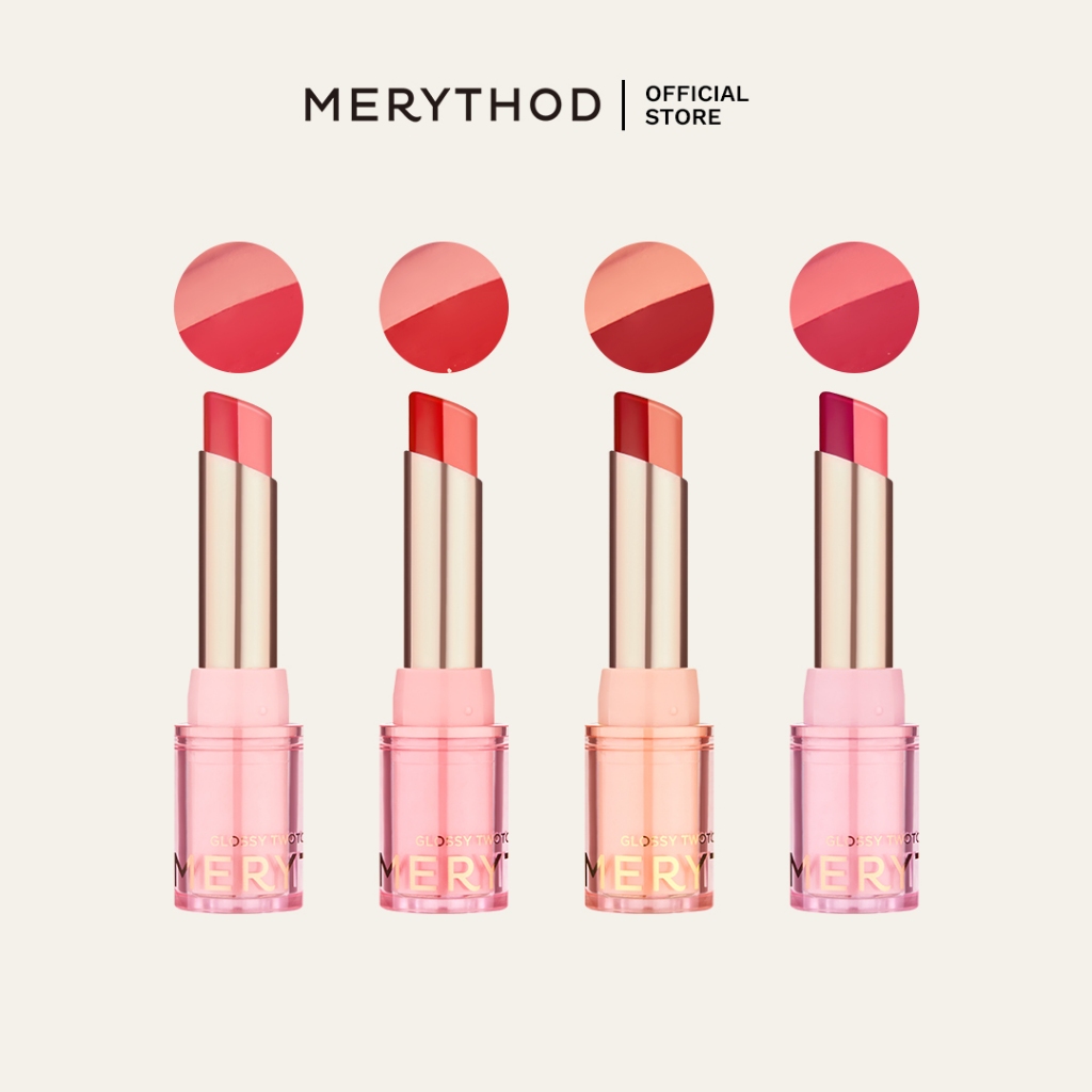 MERYTHOD Glossy Two Tone Lipstick | Shopee Malaysia