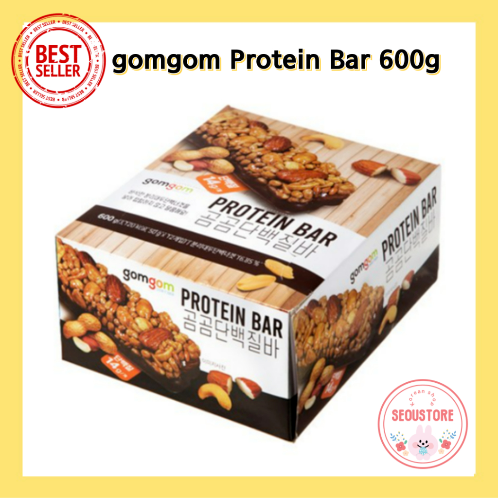 [GOMGOM] Protein Bar 600g(50gx12ea) | Shopee Malaysia