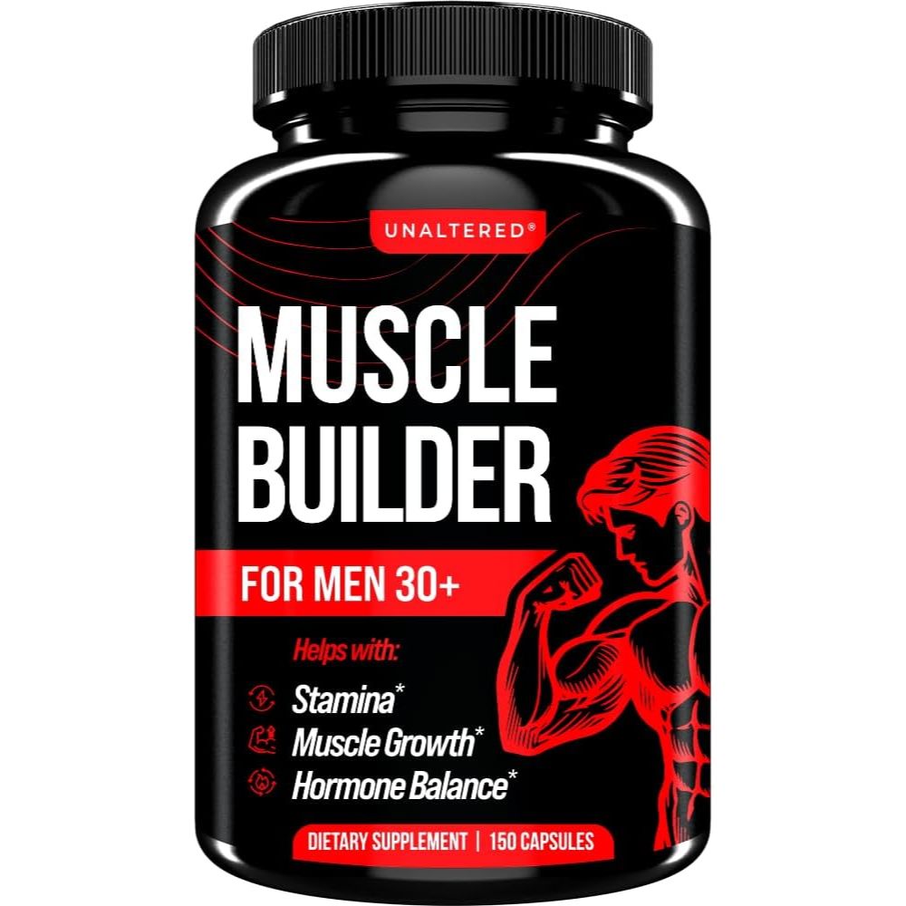 UNALTERED Muscle Builder for Men 30 Plus - Boost Muscle Growth, Size ...