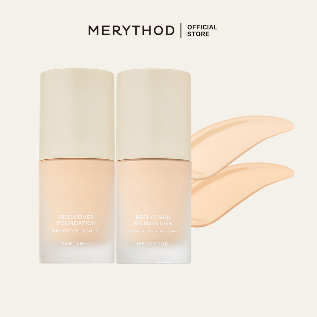 [MERYTHOD] Reel Full Coverage Foundation (2 Colors) | Shopee Malaysia