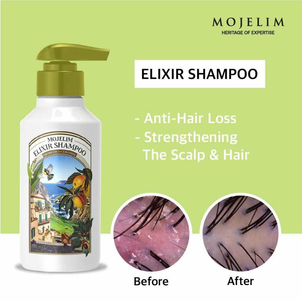 [Mojelim] 300ml Elixir Shampoo/Treatment Anti-Hair loss care shampoo ...
