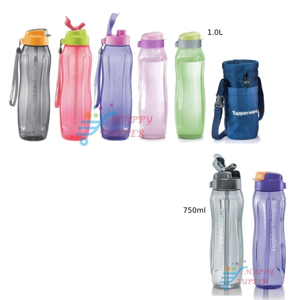 Tupperware Slim Eco Bottle 1L (Tupperware Water Bottle) | Shopee Malaysia