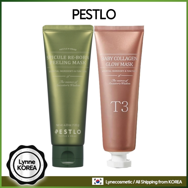 PESTLO T3 Baby Collagen Glow Mask 80g / Spicule Re-Born Peeling Mask ...