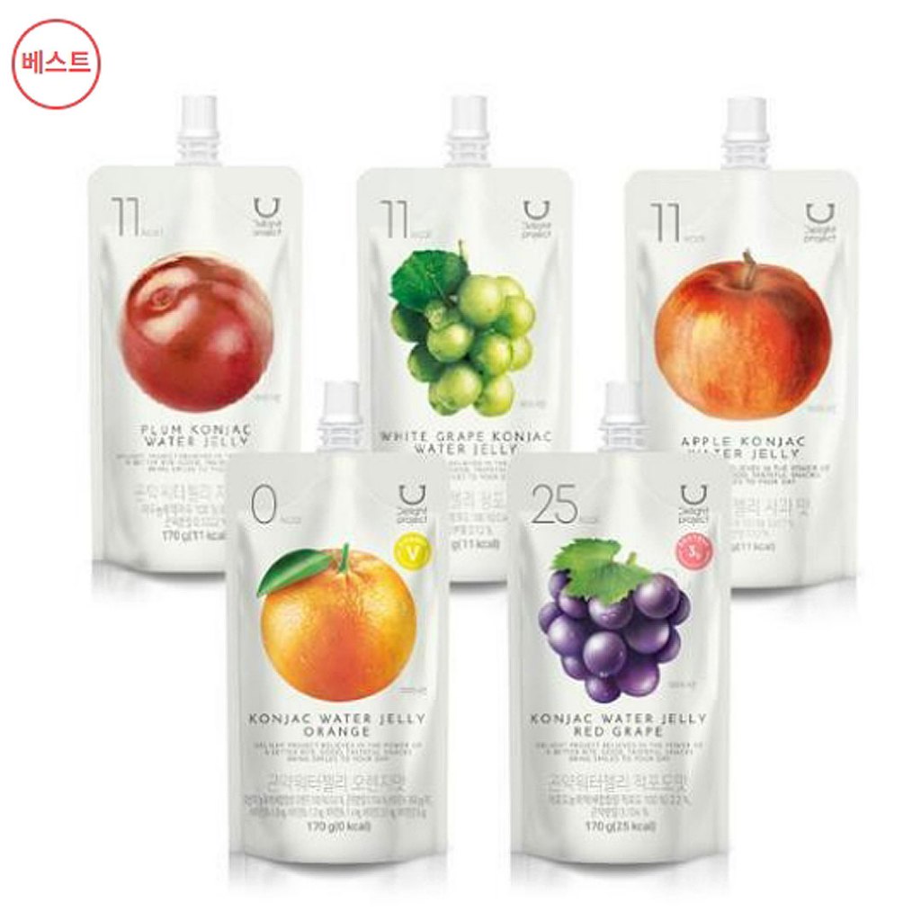 [Delight Project] konjac water jelly Choose 1 of 5 types / From Korea ...