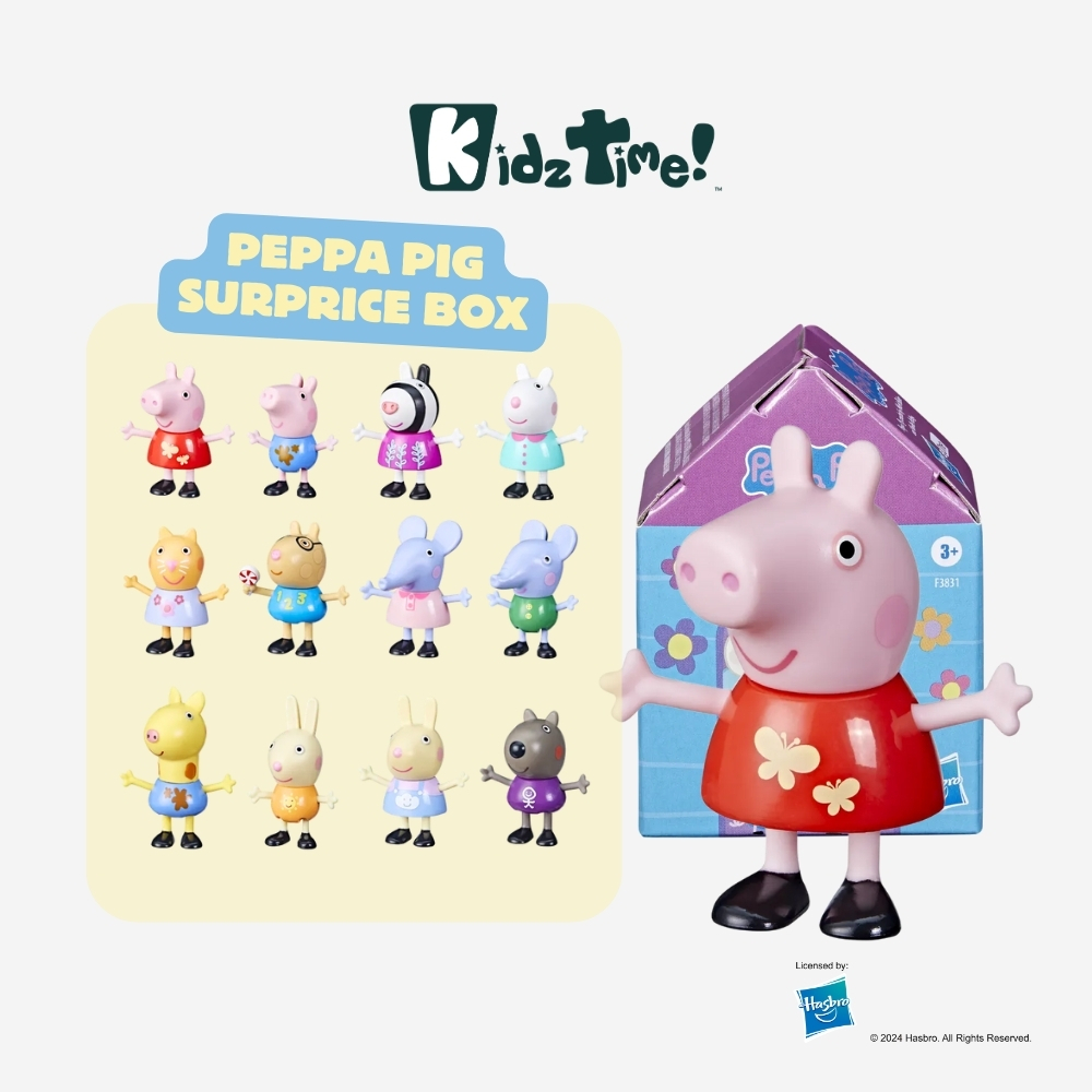 Kidztime x Hasbro Peppa Pig Surprise/Blind Box figure toy Pigpeppas ...