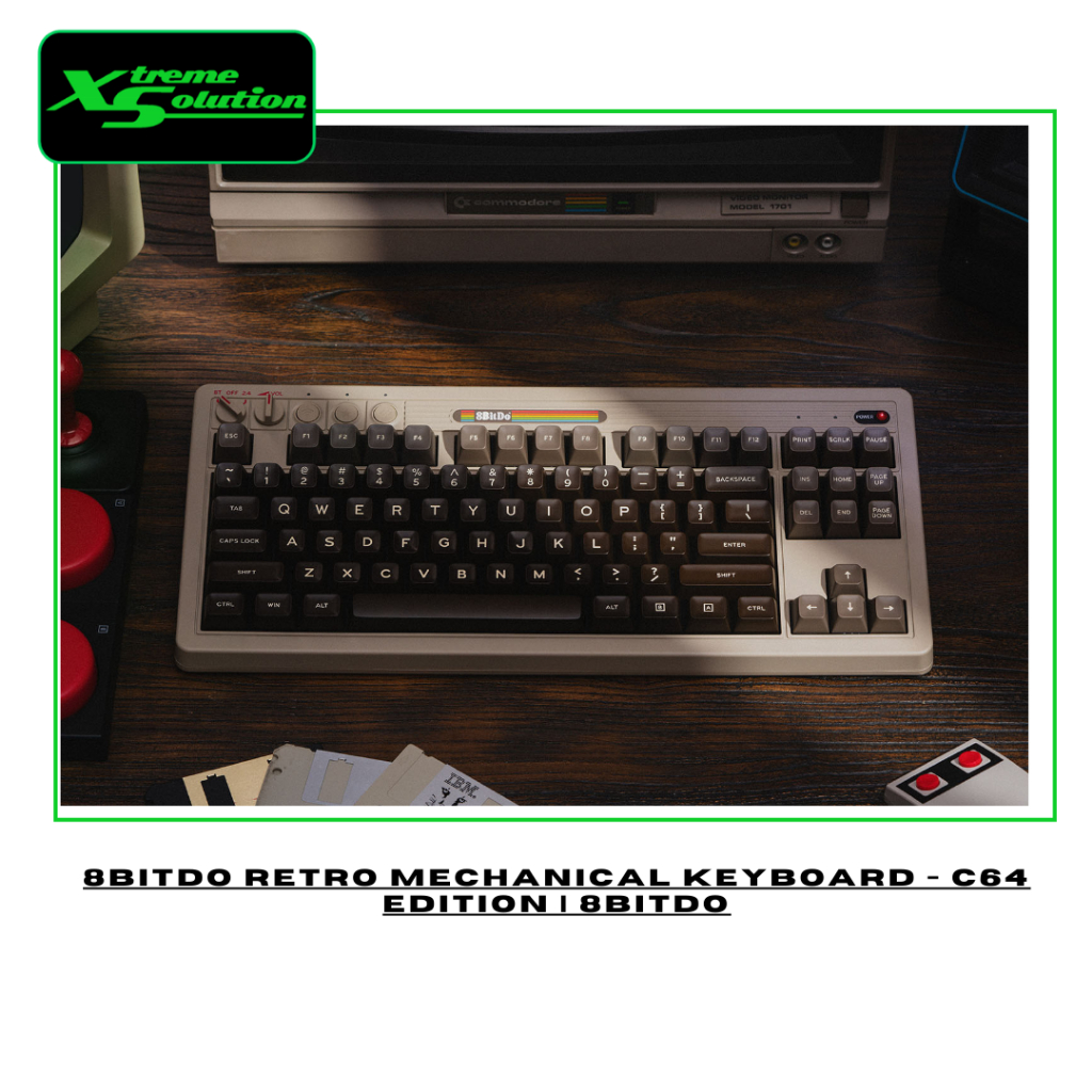 8BitDo Retro Mechanical Keyboard - C64 Edition | 8BitDo | Shopee Malaysia