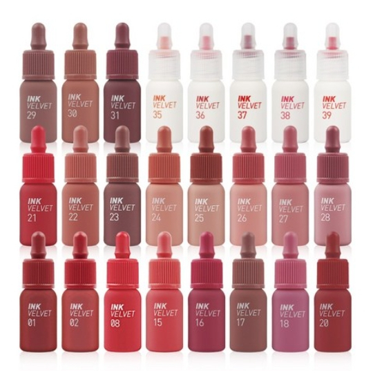 PERIPERA INK VELVET 4g ( 38 Colors ) | Shopee Malaysia