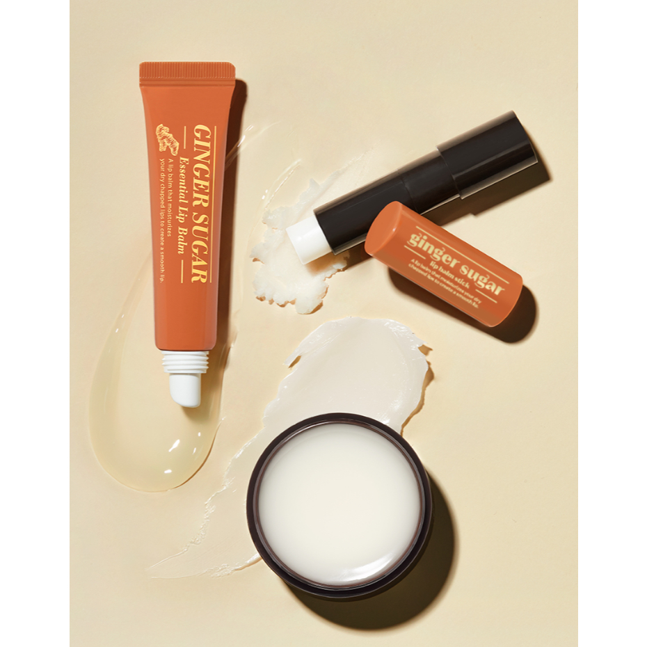 [ETUDE] Ginger Sugar Lip Care Series (Lip Balm Stick, Essential Lip ...