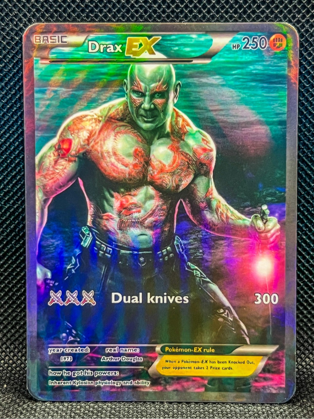 Marvel: Drax EX Pokemon Holographic Card | Shopee Malaysia