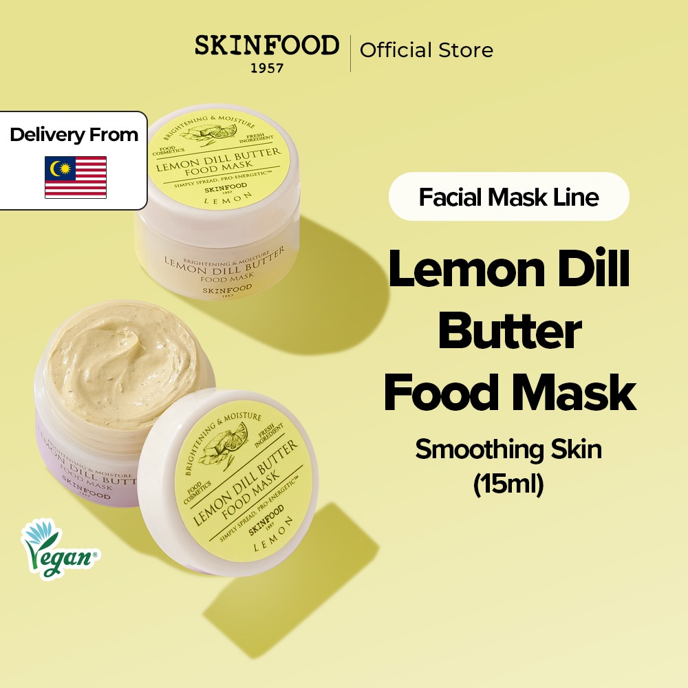 [SKINFOOD][MINI] Lemon Dill Food Mask with Niacinamide 15ml | Shopee ...