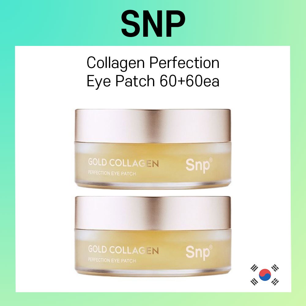 SNP Gold Collagen Perfection Eye Patch 60+60ea | Shopee Malaysia