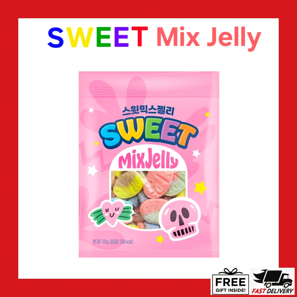 Jelly fish-shaped Sweet mix jelly, 100g | Shopee Malaysia