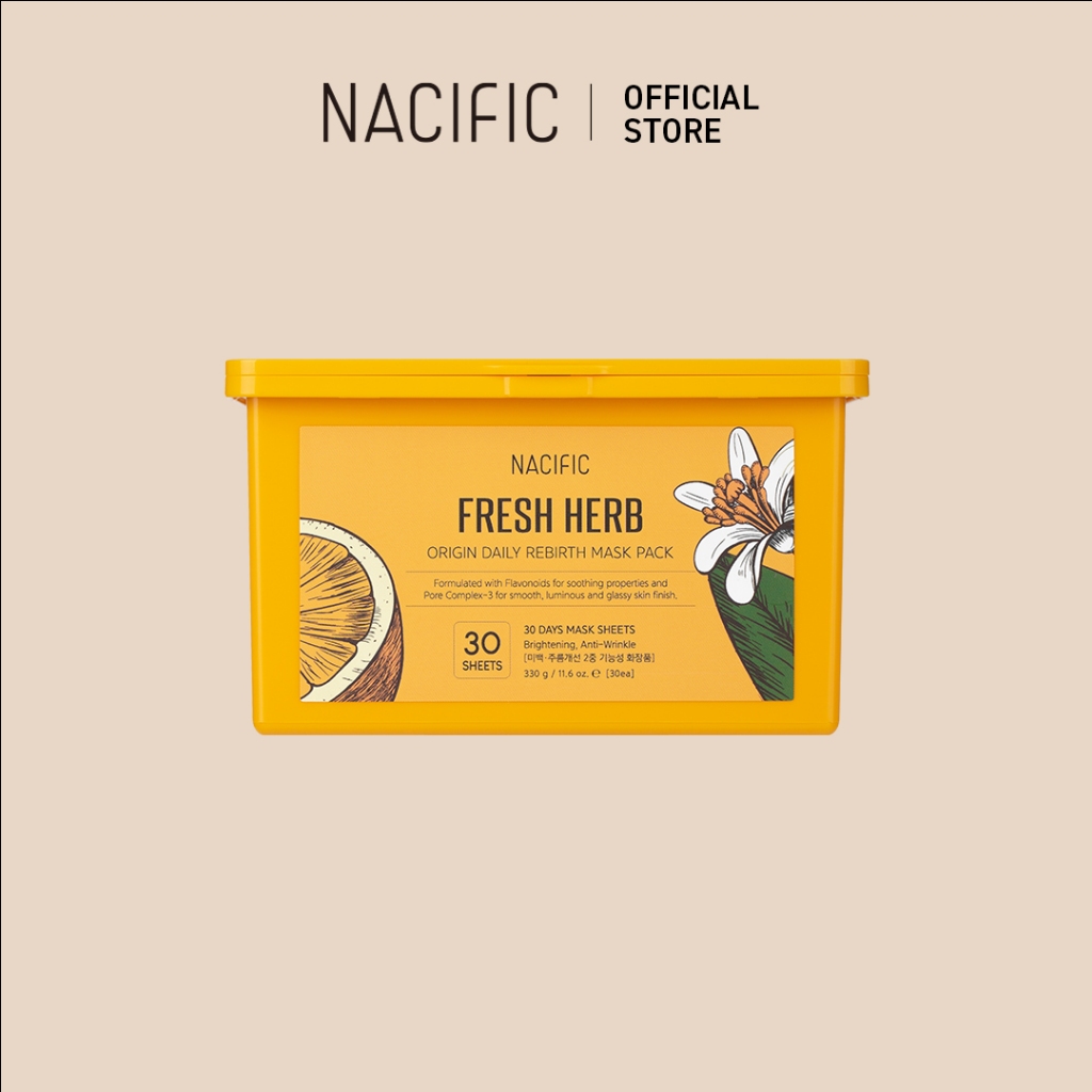 [NACIFIC] Fresh Herb Origin Daily Mask Pack 30 sheets | Shopee Malaysia