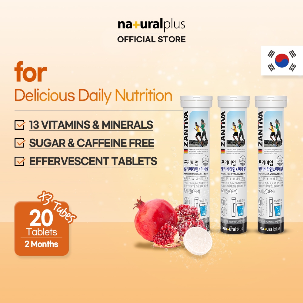 NATURALPLUS 3 Tubes Everfit Multivitamins & Minerals Effervescent ...