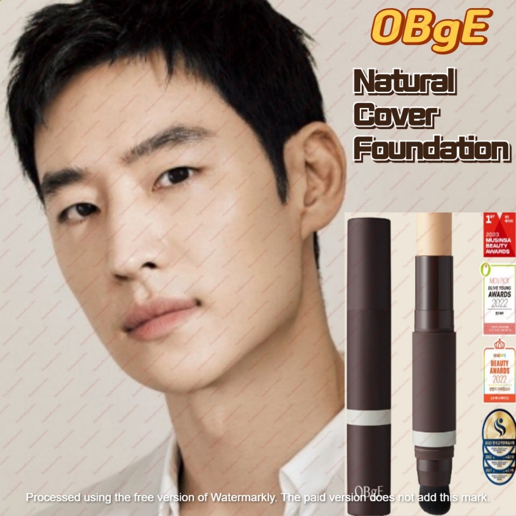 [Obge] Natural Cover Foundation SPF50+ PA++++ (13g) Men's Cosmetic K-beauty from Korea | Shopee ...