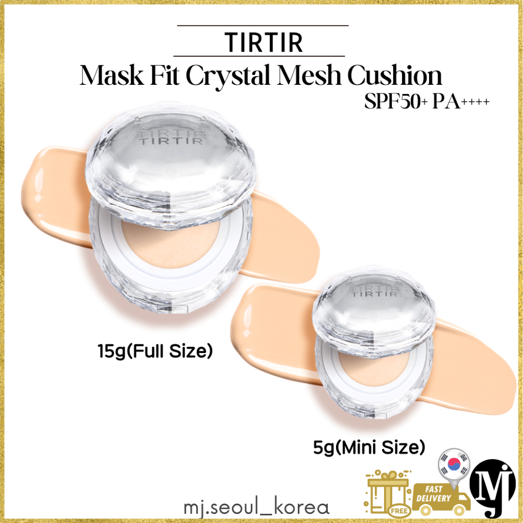 Tirtir Mask Fit Crystal Mesh Cushion 15g / 5g Mini 15colors | Shopee Malaysia