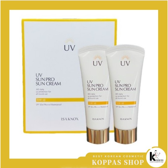 [ISAKNOX] UV Sun Pro Sun Cream SPF50+ PA+++ (70ml / 70ml+70ml) | Shopee ...