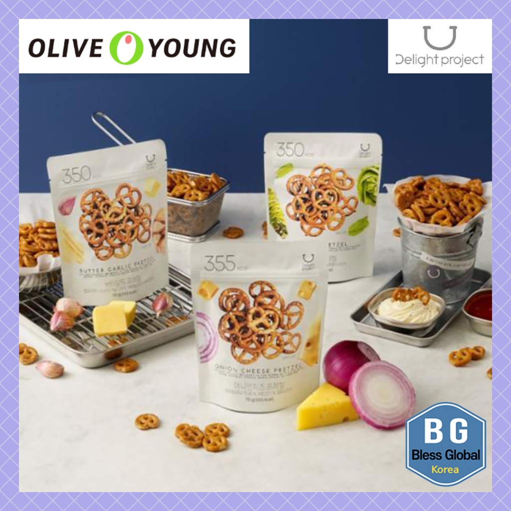 Olive Young Delight Project Low Calorie Pretzel / Korean Cookies ...
