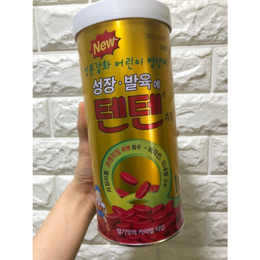 Ten Ten Chewable Kids' Vitamin 120 Tablet Strawberry Flavor kids Grow ...