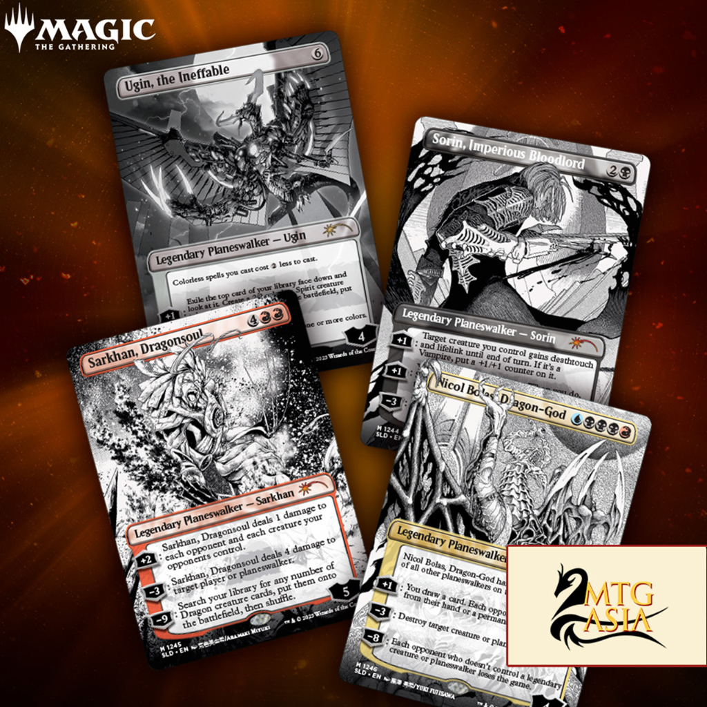More Borderless Planeswalkers FOIL Secret Lair English Sealed Magic The ...
